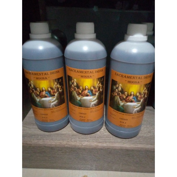 Jual Anggur perjamuan Kudus Moona 1 liter | Shopee Indonesia
