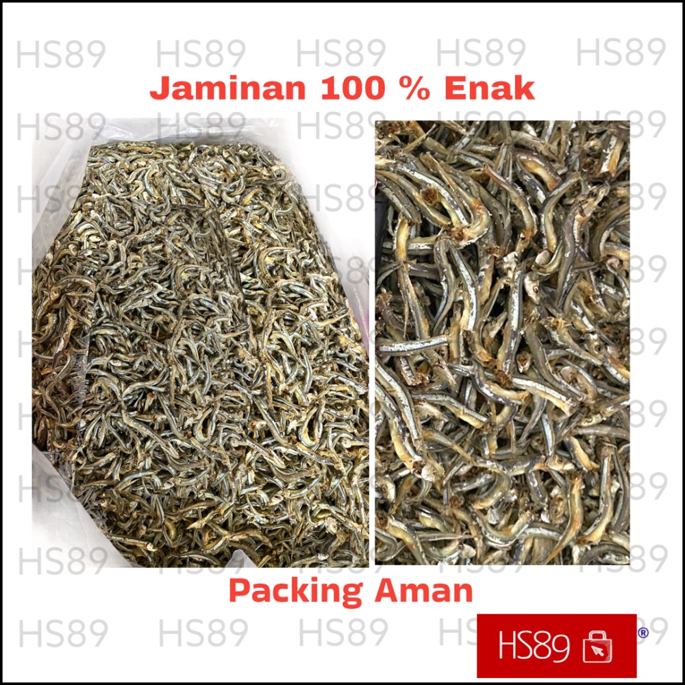 Jual Ikan Teri Pinang 250 gr- Ikan Bilis Pinang Hijau hitam - Tanjung ...