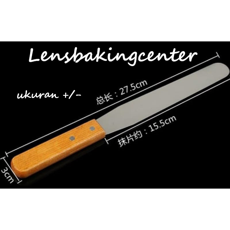 Jual Spatula Besi Stainless | Spatula Butter Cream / Buttercream ...