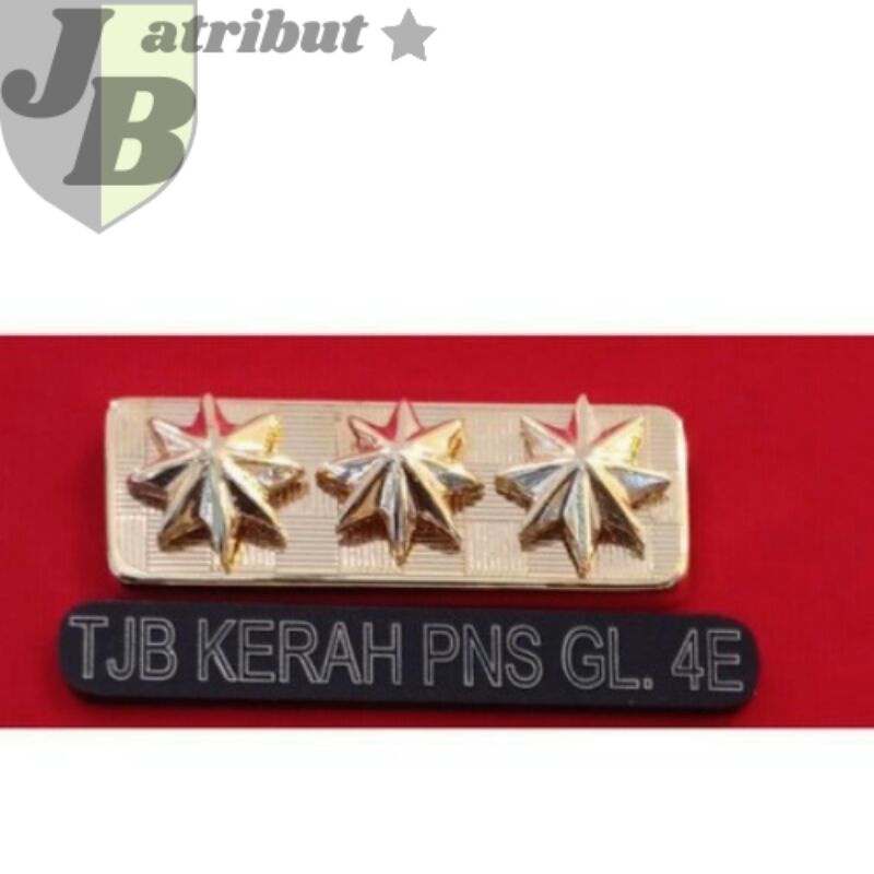 Jual tanda jabatan pns asn eselon golongan 4E | Shopee Indonesia