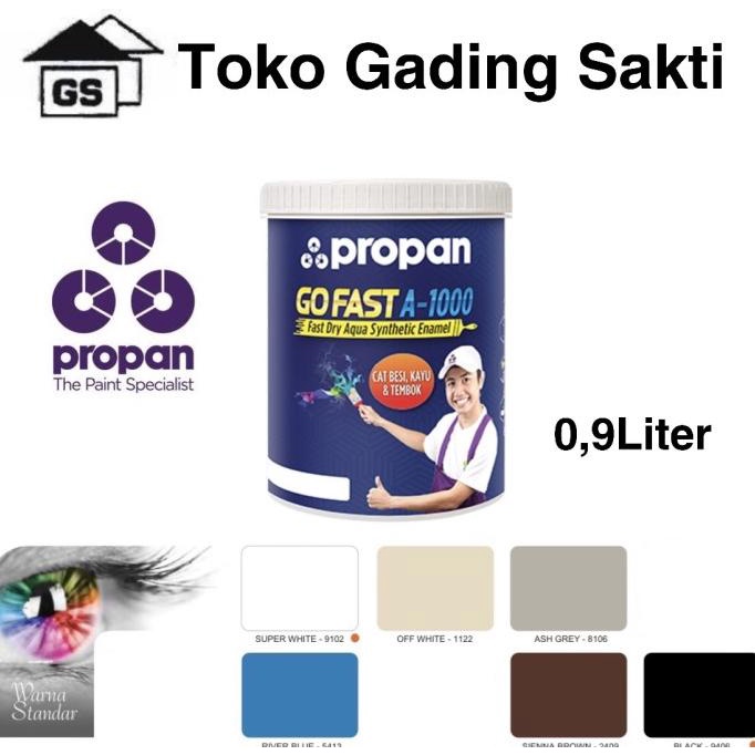 Jual Propan GoFast A-1000 Ready Mix Warna Standart / Cat Kayu , Besi ...