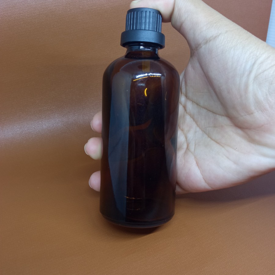 Jual Botol Kaca Amber 100ml Tutup Bigcap Botol Kaca Serbaguna | Shopee Indonesia