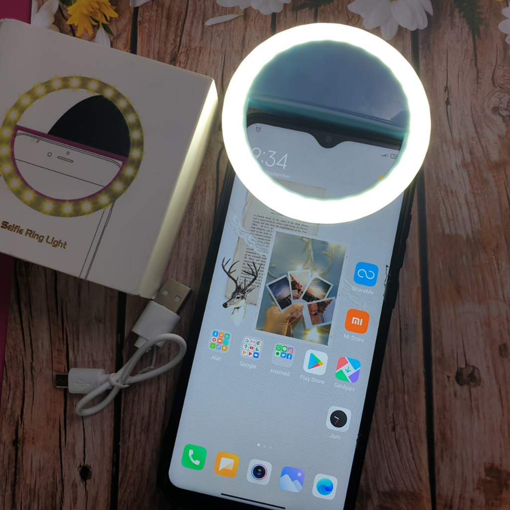 Jual Lampu Led Selfie Ring Light untuk Tiktok Vlogger Youtuber Makeup ...