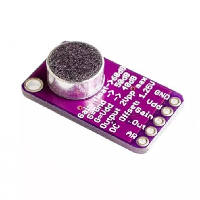 Jual Modul Mic MAX9814 Microphone AGC Audio Sensor Sound Detection ...