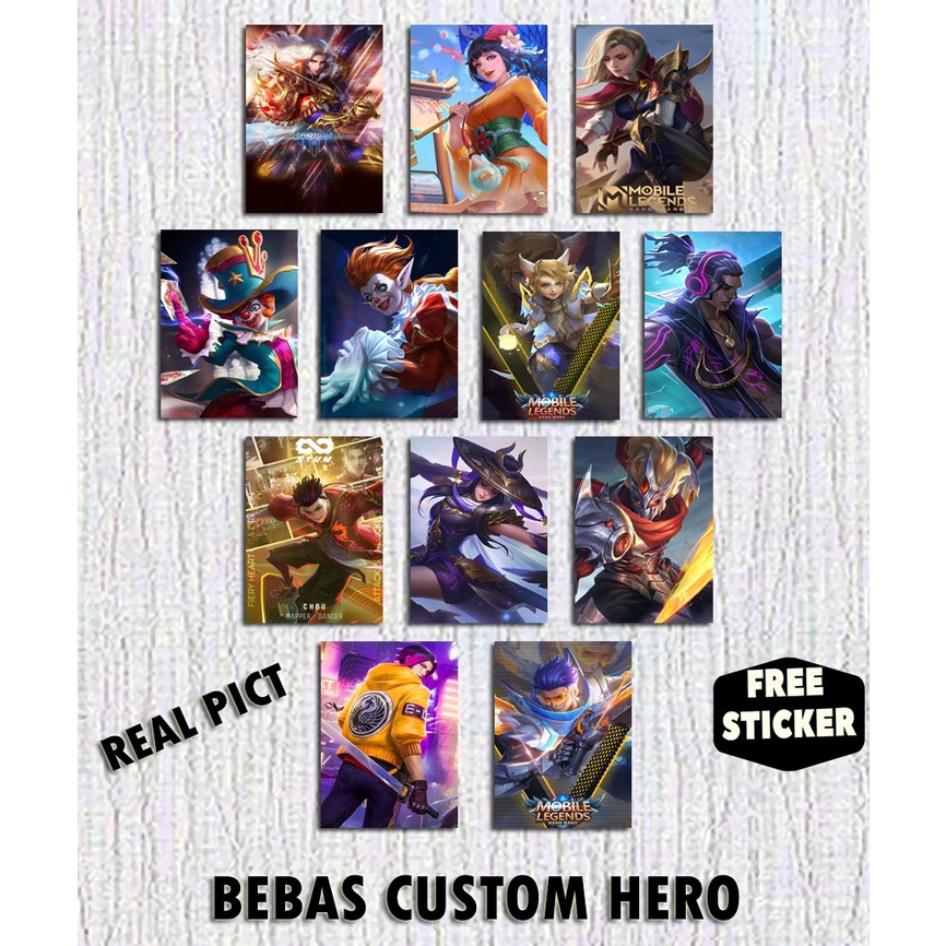 Jual POSTER VINTAGE MOBILE LEGENDS / FREE STICKER/ FREE CUSTOM/ HIASAN ...