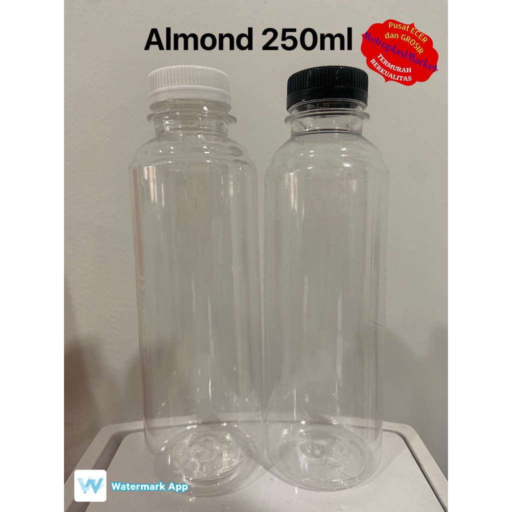 Jual Botol ALMOND 250 ml 250ml TEBAL | Shopee Indonesia