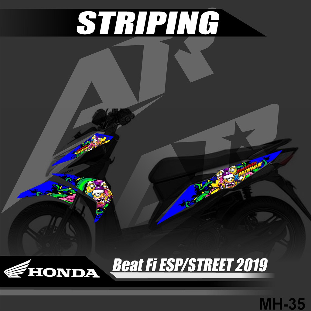 Jual Sticker Striping Motor Beat Street / Beat Fi Esp / Beat Iss / Beat ...
