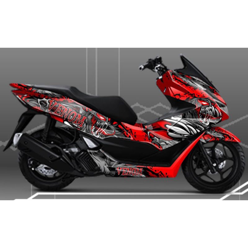 Jual stiker decal variasi honda pcx 160 abs full body sticker striping ...