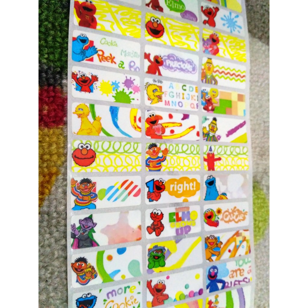 Jual Sticker Label Nama Waterproof ELMO | Shopee Indonesia