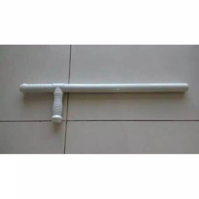 Jual Pentungan Security &Satpam T fiber Putih-Hitam | Shopee Indonesia