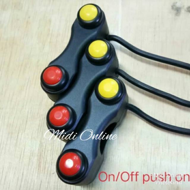 Jual Saklar Stang Motor - Saklar 2 Tombol - Saklar On Off dan Push On ...