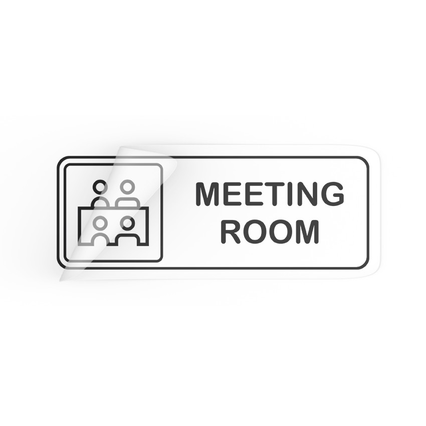 Jual sticker meeting room - penanda ruang rapat - stiker dinding ...