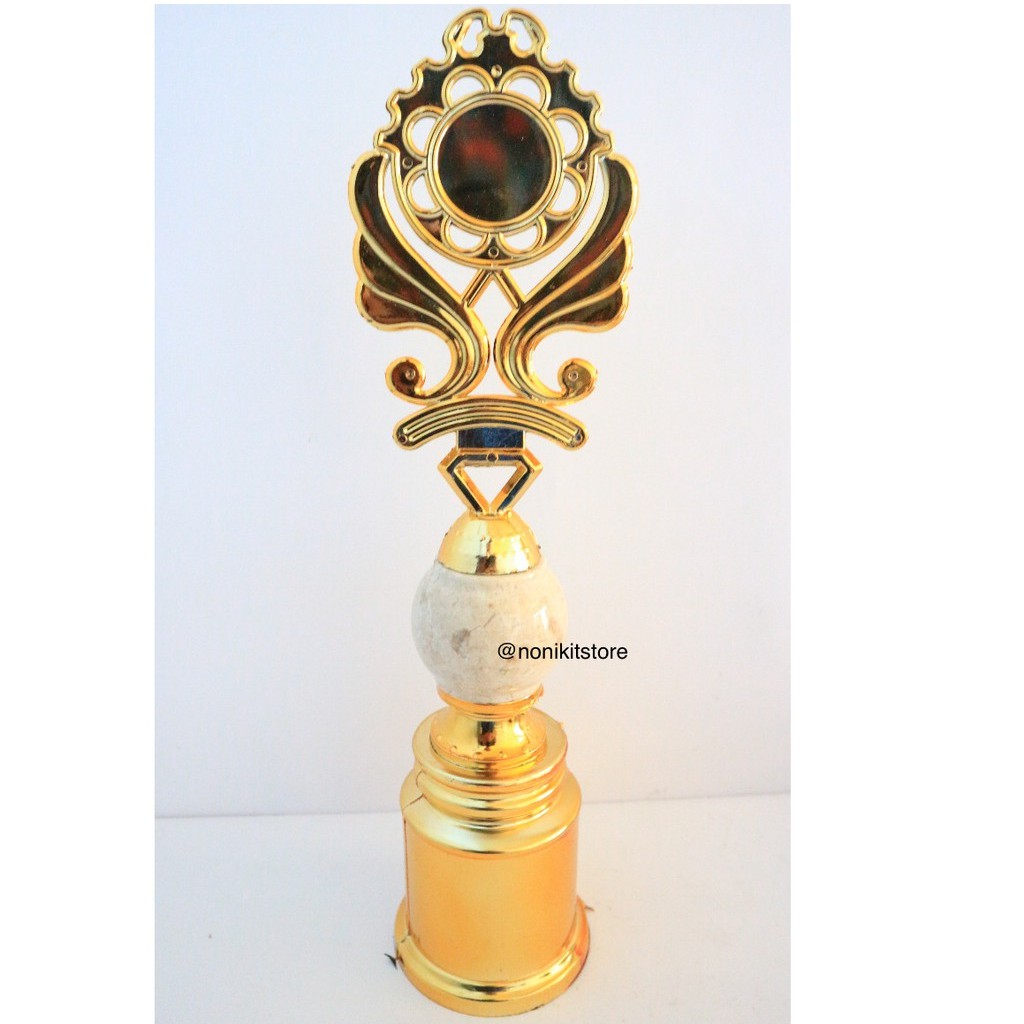 Jual Piala Sekolah Piala Emas Piala Marmer Emas (40 cm) | Shopee Indonesia