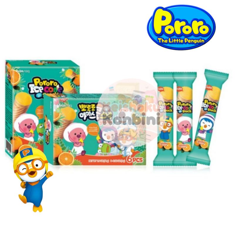 Jual Pororo Yuzu Ice Cone / snack korea / snack sehat / camilan sehat ...