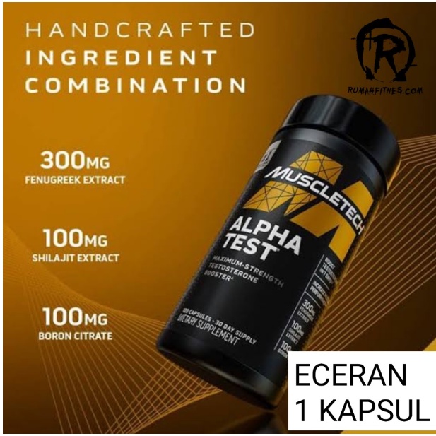 Jual ALPHA TEST TESTO BOOSTER ECERAN 1 KAPSUL | Shopee Indonesia