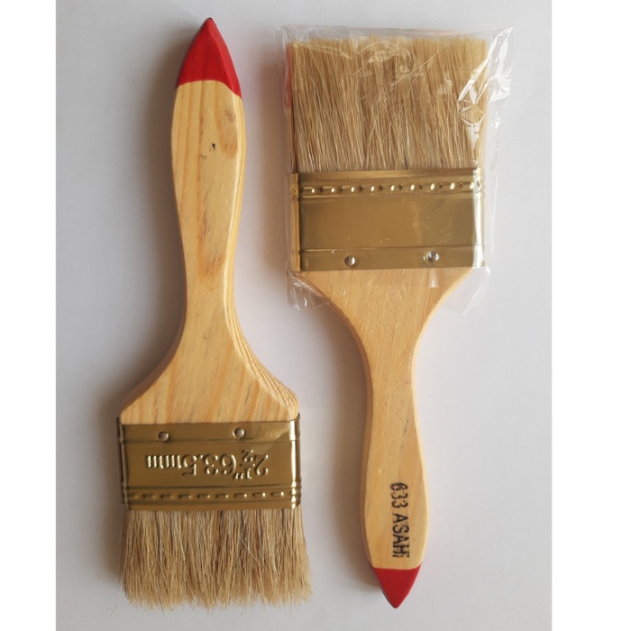 Jual Kuas Cat 2,5 Inch Kuas Tangan Gagang Kayu Paint Brush 2 1/2 In ...