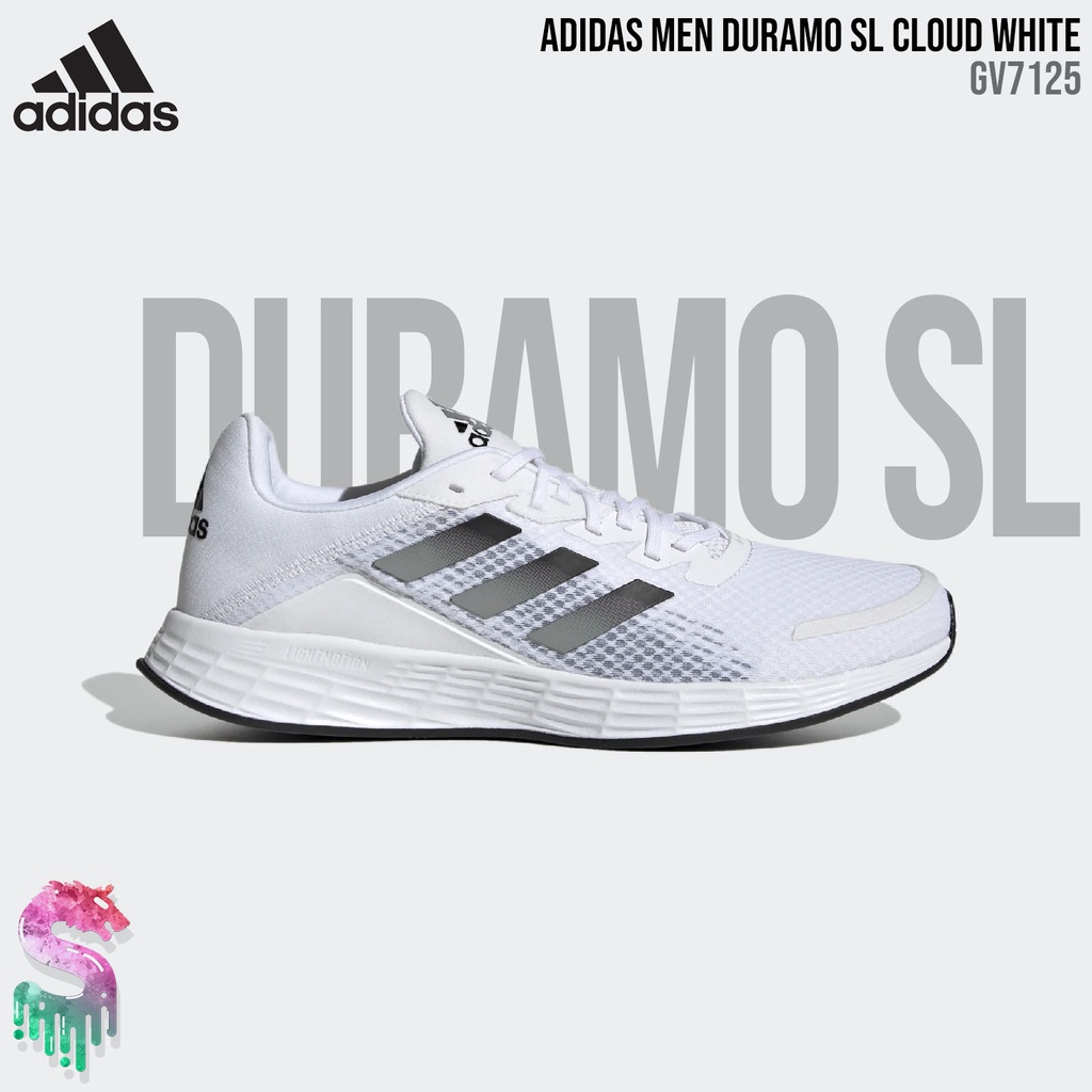 Jual adidas Duramo SL [GV7125] Cloud White Men Original BNIB - Sepatu ...