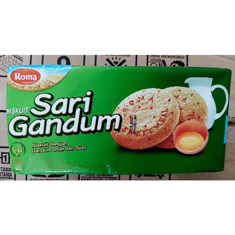 Jual Roma Sari Gandum 108 gr / Biskuit Sari Gandum 149 gr / Sari Gandum ...