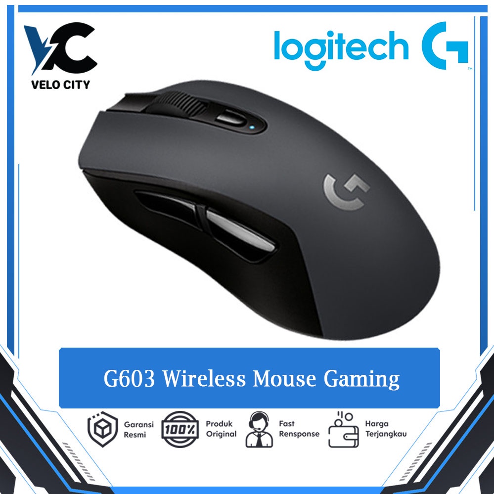 Jual Logitech G603 Lightspeed Wireless Gaming Mouse Original - Garansi ...