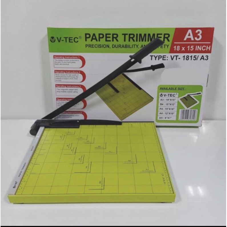 Jual V TEC PAPER TRIMMER A3 ( 18x15 inch ) | Shopee Indonesia