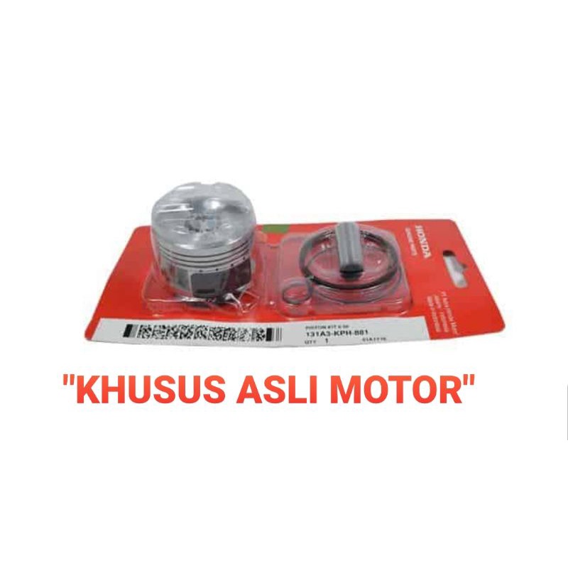 Jual AHM piston kit KPH, original, motor SUPRA X 125, karisma ...
