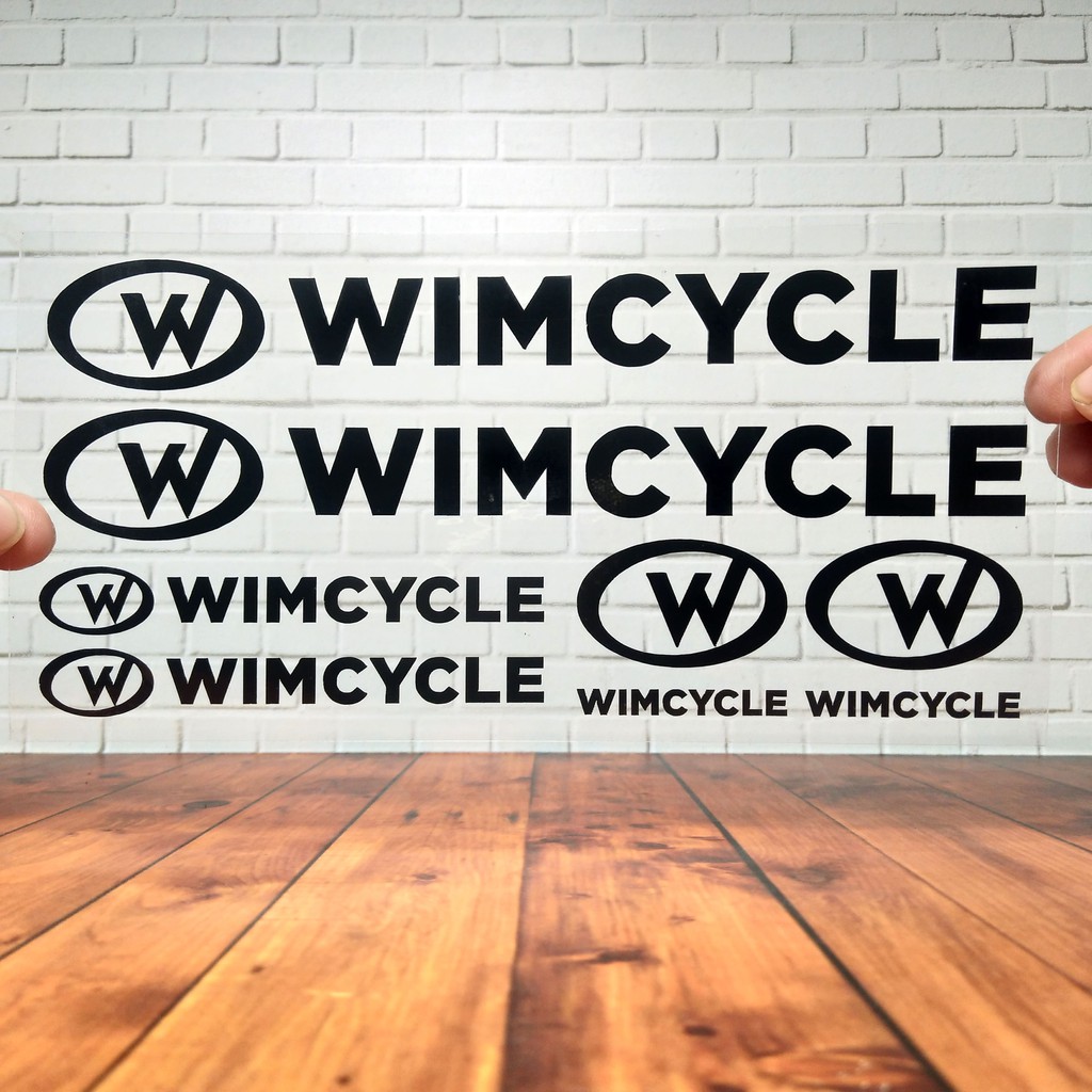 Jual Cutting Stiker Wimcycle Variasi Sepeda Sticker Frame Aksesoris ...