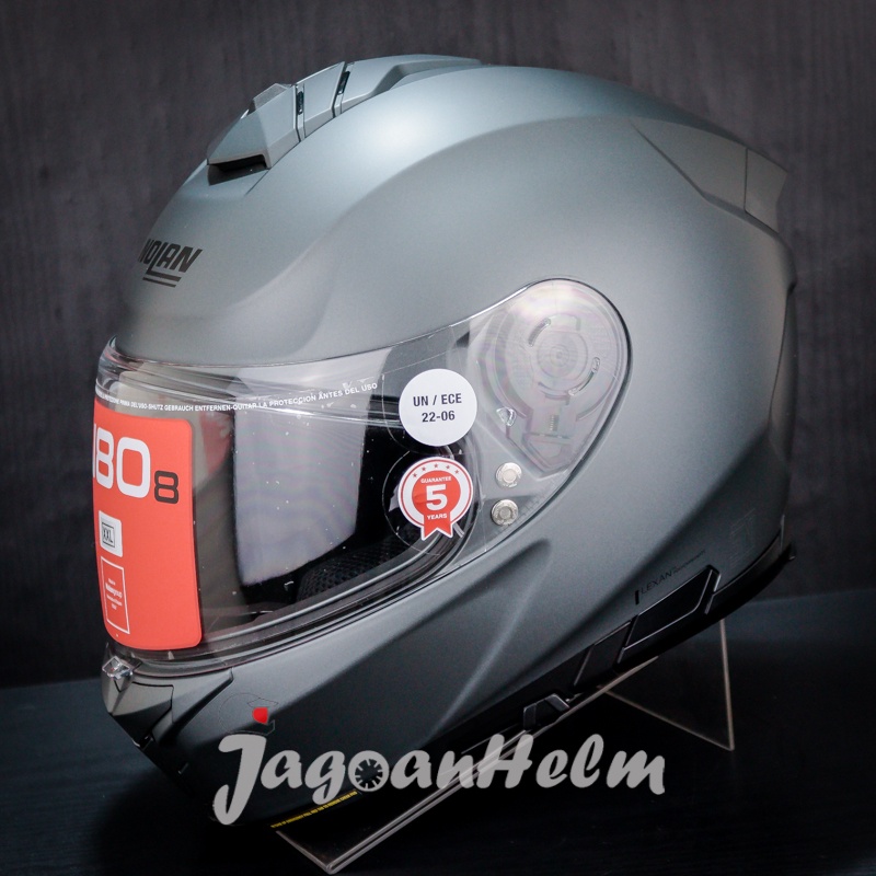 Jual NOLAN HELM N808 CLASSIC N-COM #002 | FALT VULCAN GREY | N80-8 DUAL ...