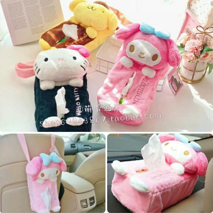 Jual Produk Cover Tempat Tissue Boneka Hello Kitty/My Melody ...