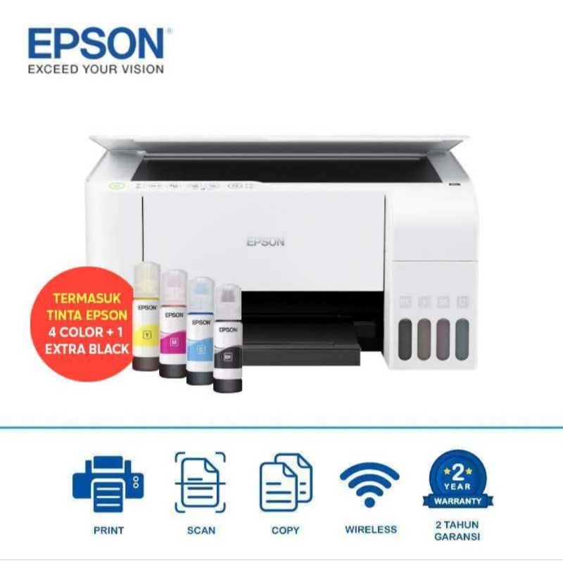 Jual EPSON EcoTank L3256 A4 Wi-Fi Ink Tank All In One Printer [Print ...