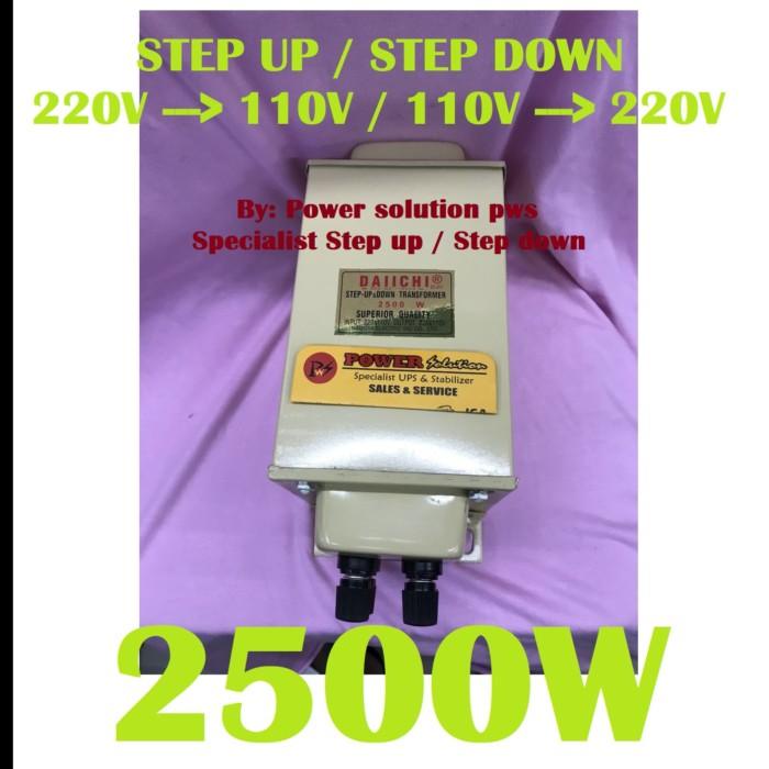 Jual Listrik | Step Up Step Down Daiichi 2500W 220 Ke 110V Atau 110V Ke ...