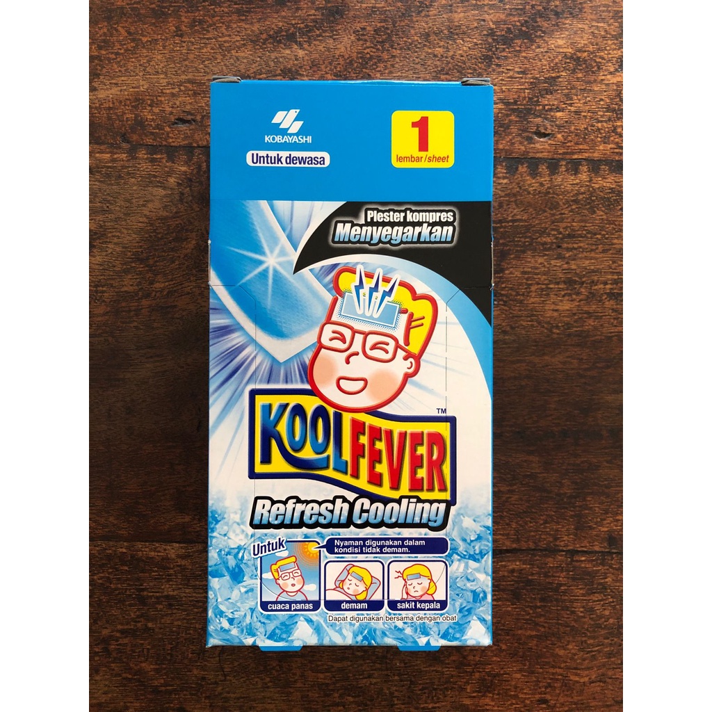 Jual Plester Kompres Kool Fever Dewasa Refresh Cooling Box isi 6 Sachet ...