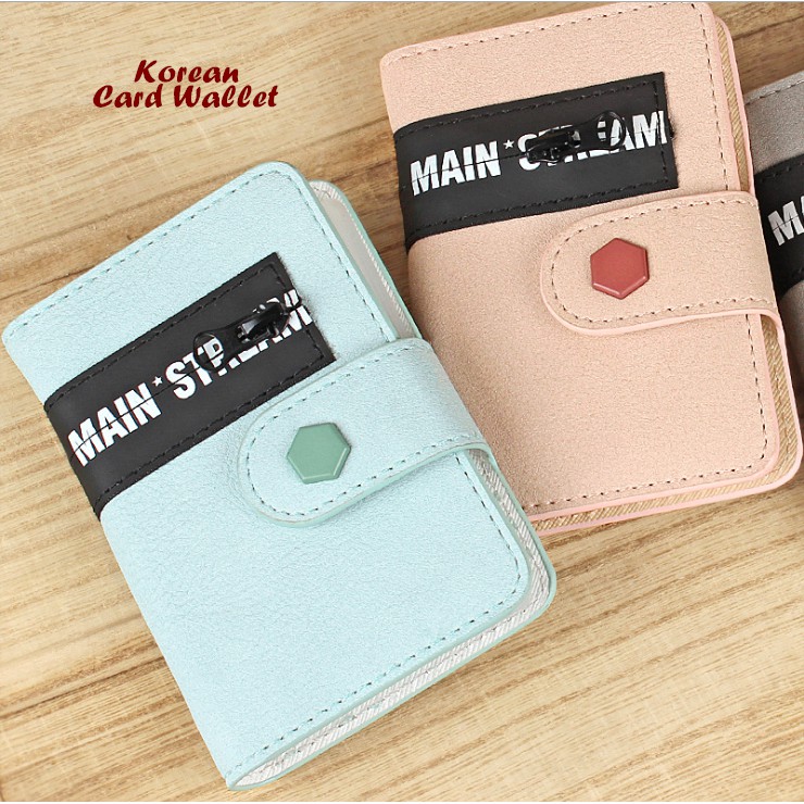 Jual Korean Card Wallet MAINSTREAM (Muat 20 kartu) | Shopee Indonesia