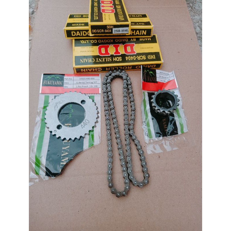 Jual chain rantai keteng rantai mesin set gl series | Shopee Indonesia