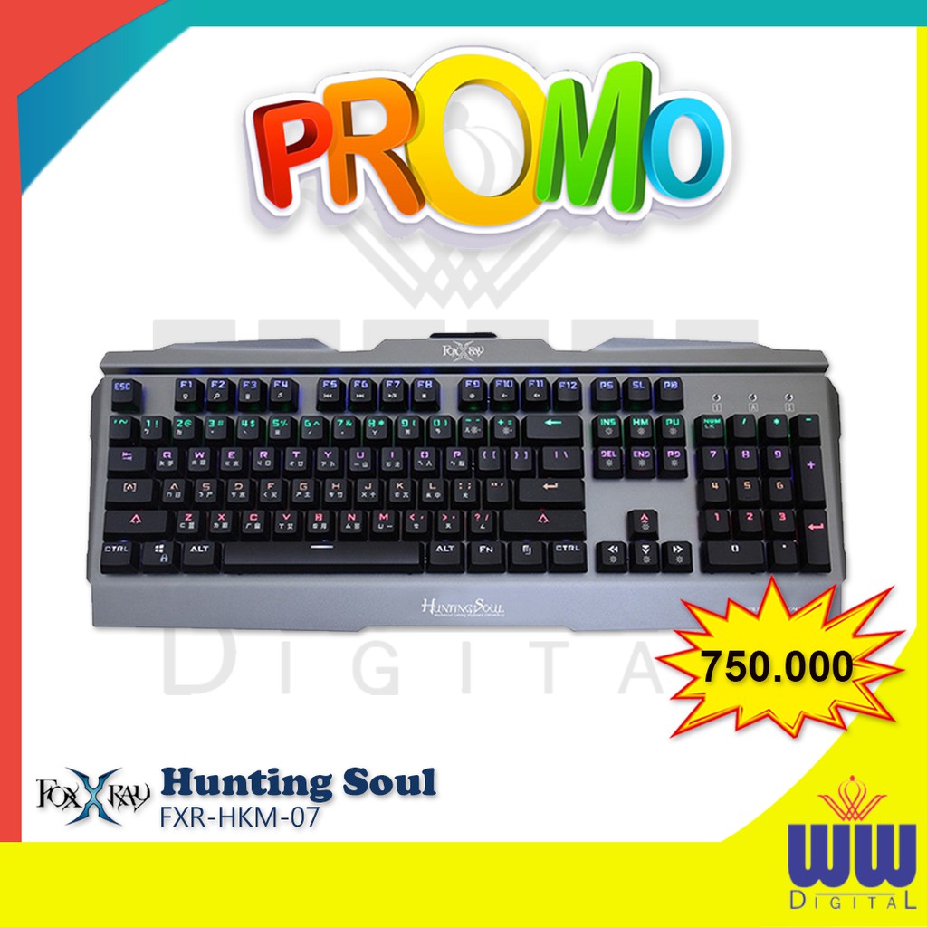 Jual Keyboard Gaming Foxxray Hunting Soul Mechanical (FXR-HKM-07 ...
