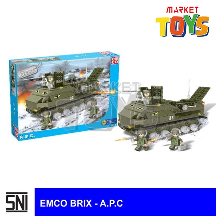 Jual EMCO BRIX - A.P.C Mainan Anak Brick Susun Balok Model Mobil ...