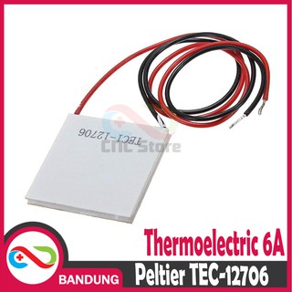 Jual PELTIER TEC-12706 TEC1 12706 THERMOELECTRIC DC 12V 6A | Shopee ...