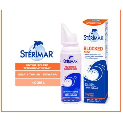 Jual Sterimar Blocked Nose 100ml | Shopee Indonesia