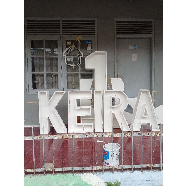 Jual standing karakter "Huruf/Nama" styrofoam | Shopee Indonesia