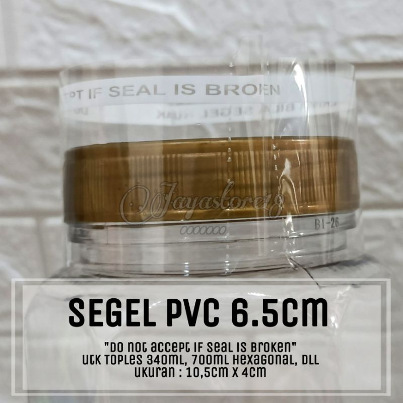 Jual SEGEL BOTOL PLASTIK PVC 6cm 6.5cm botol sambal diameter 6.5cm jar ...