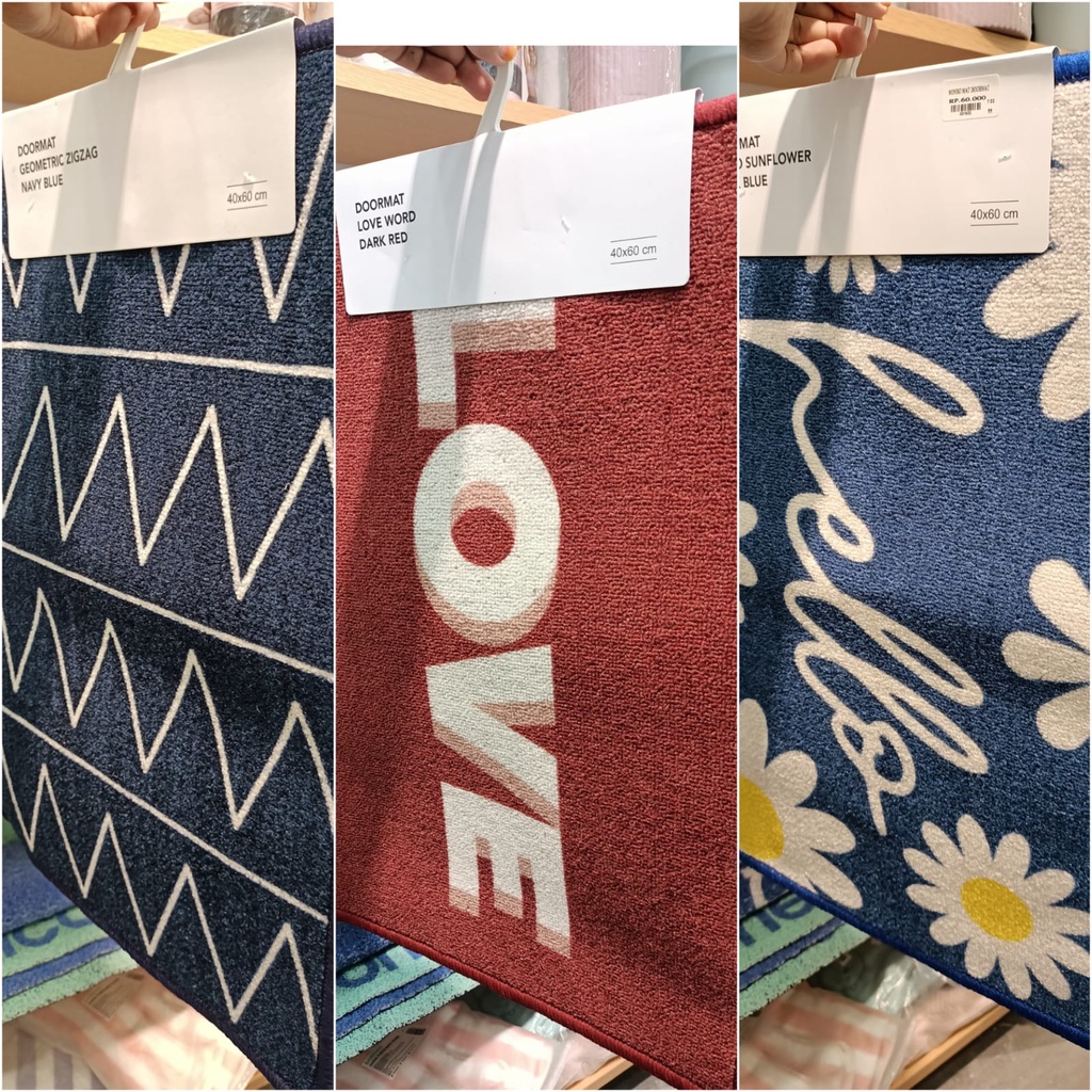 Jual Miniso Keset Kaki Mat Doormat 40x60 cm Keset Miniso Floor | Shopee ...