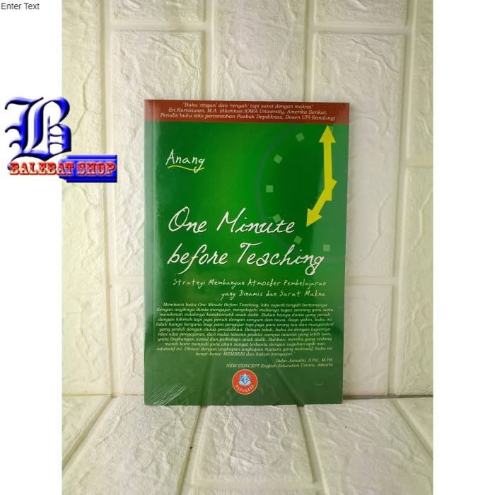 Jual Buku One Minute Before Teaching Alfabeta Original Shopee Indonesia