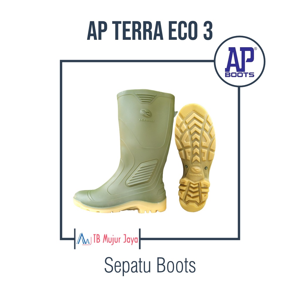 Jual AP Boots TERRA ECO 3 Sepatu Boot Warna Hijau | Shopee Indonesia