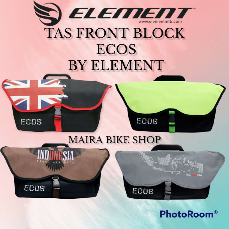 Jual Tas Front Block ECOS Sepeda Lipat by Element Bahan Tebal Original ...