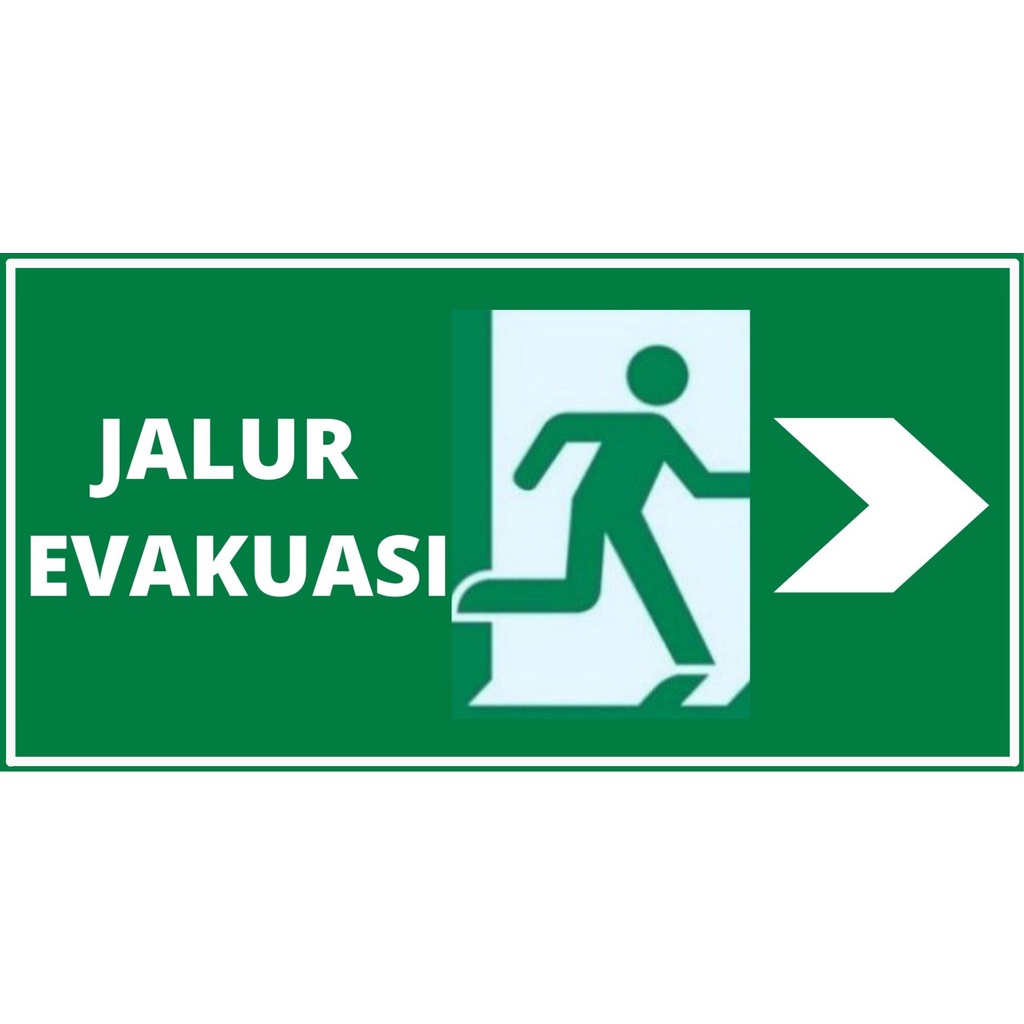 Jual Stiker jalur evakuasi | Sticker sign evacuation route |stiker ... Jual Stiker jalur evakuasi | Sticker sign evacuation route |stiker ...