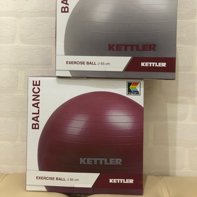 Jual Kettler Gym ball / exercise ball diameter 65cm (ORIGINAL) | Shopee ...