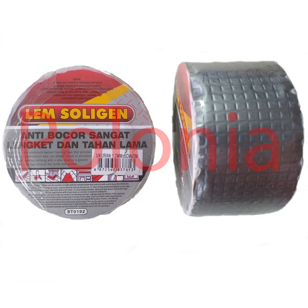 Jual COD Lem Seng Soligen 3 Meter / WATER PROOFING Lem Anti Bocor Asbes ...