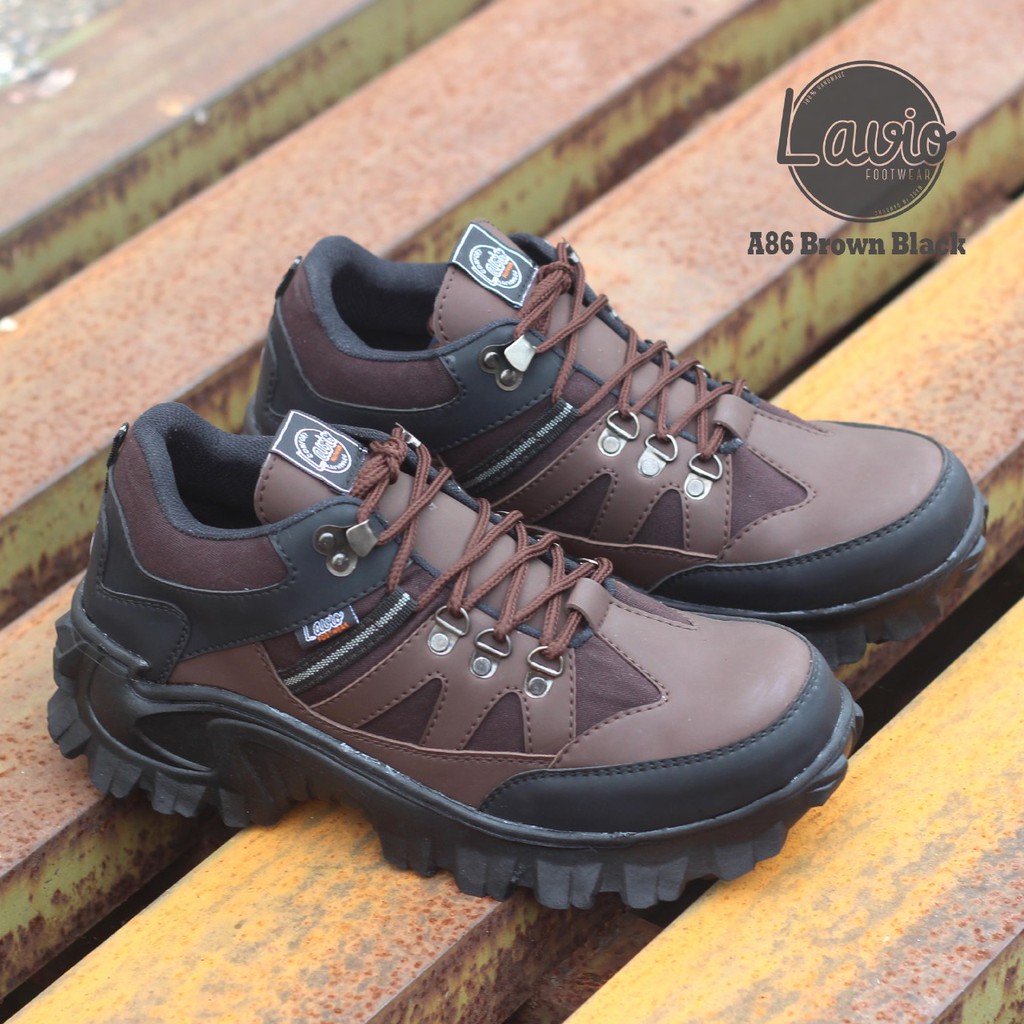 Jual BIG SIZE 44-45 SEPATU SAFETY PRIA UJUNG BESI SEMI BOOTS KEREN A86 ...