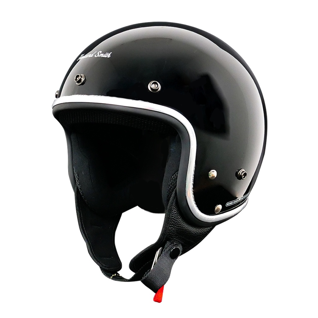 Jual Howard Smith Master Retro Helm Half Face - Deep Black | Shopee ...