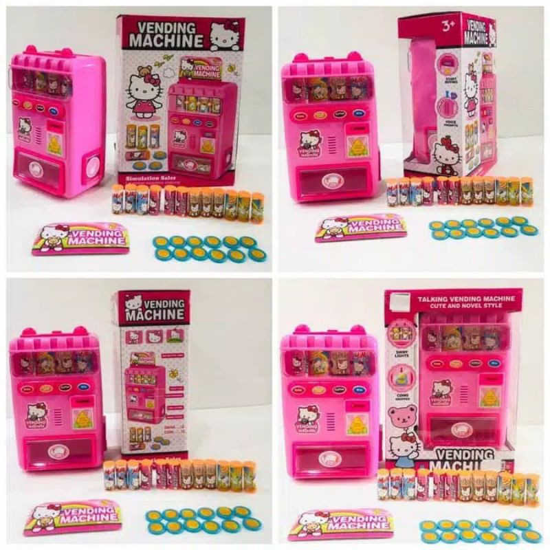 Jual mainan Vending Machine Hello Kitty/ mesin minum otomatis | Shopee ...