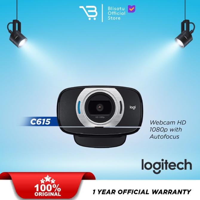 Jual Logitech C615 Portable HD Webcam 1080p | Shopee Indonesia